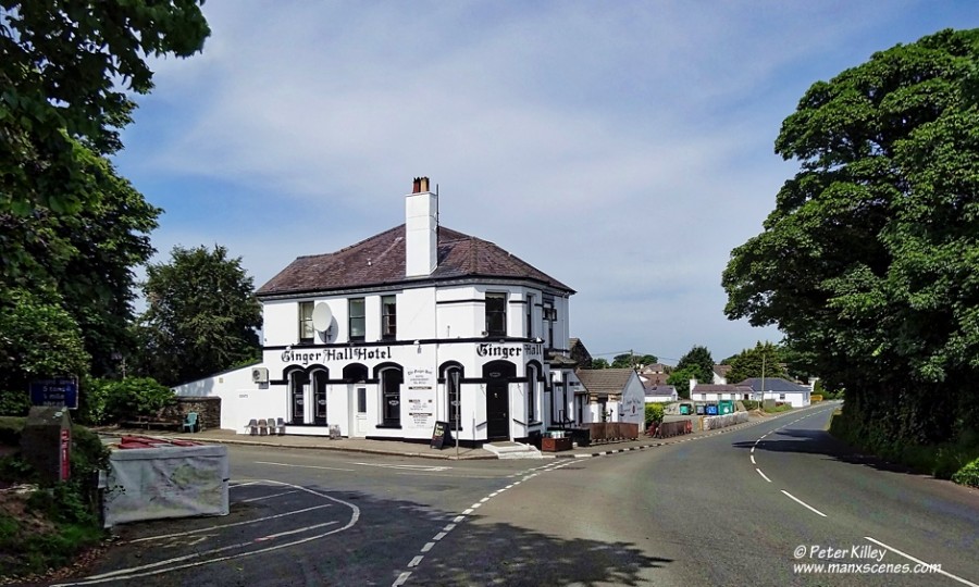 The newly painted Ginger Hall Hotel in Sulby. - Manx Scenes Photography