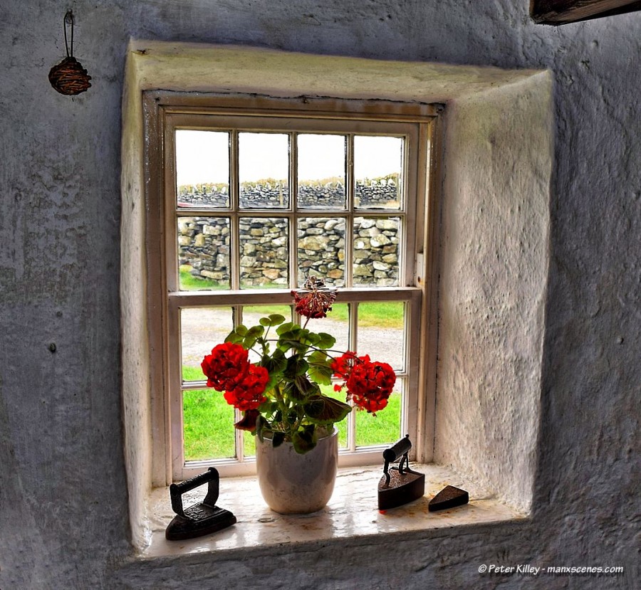 Window Display at Harry Kelly's Cottage - Manx Scenes Photography